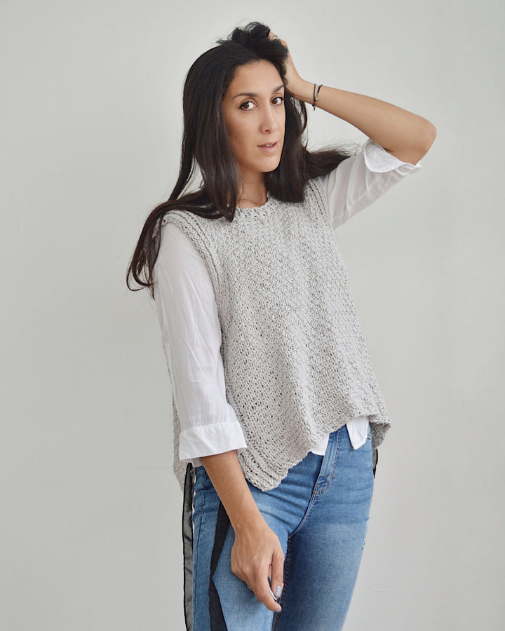 Linen Vest - Downloadable Knitting Pattern – KNIT SAFARI