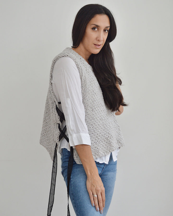 Linen Vest - Downloadable Knitting Pattern – KNIT SAFARI